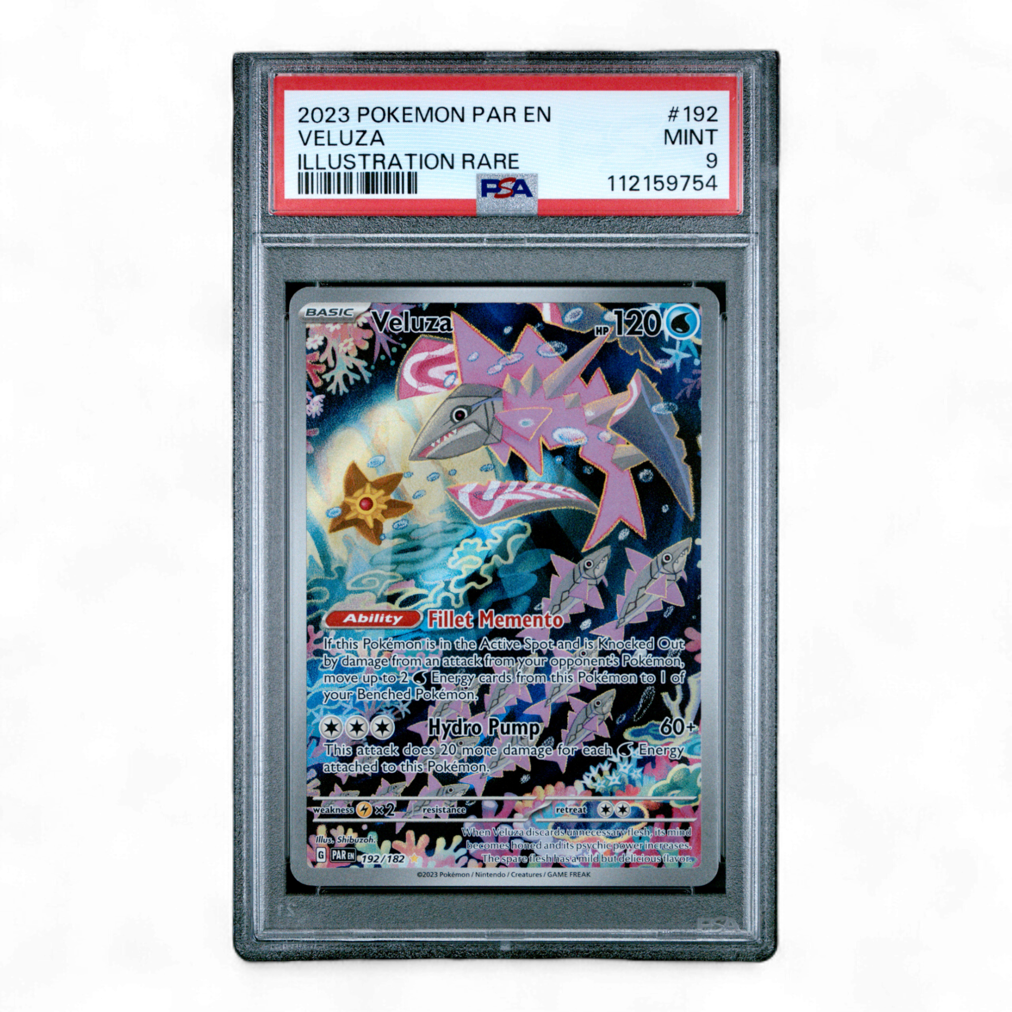 Veluza - Illustration Rare 192/182 - PSA 9