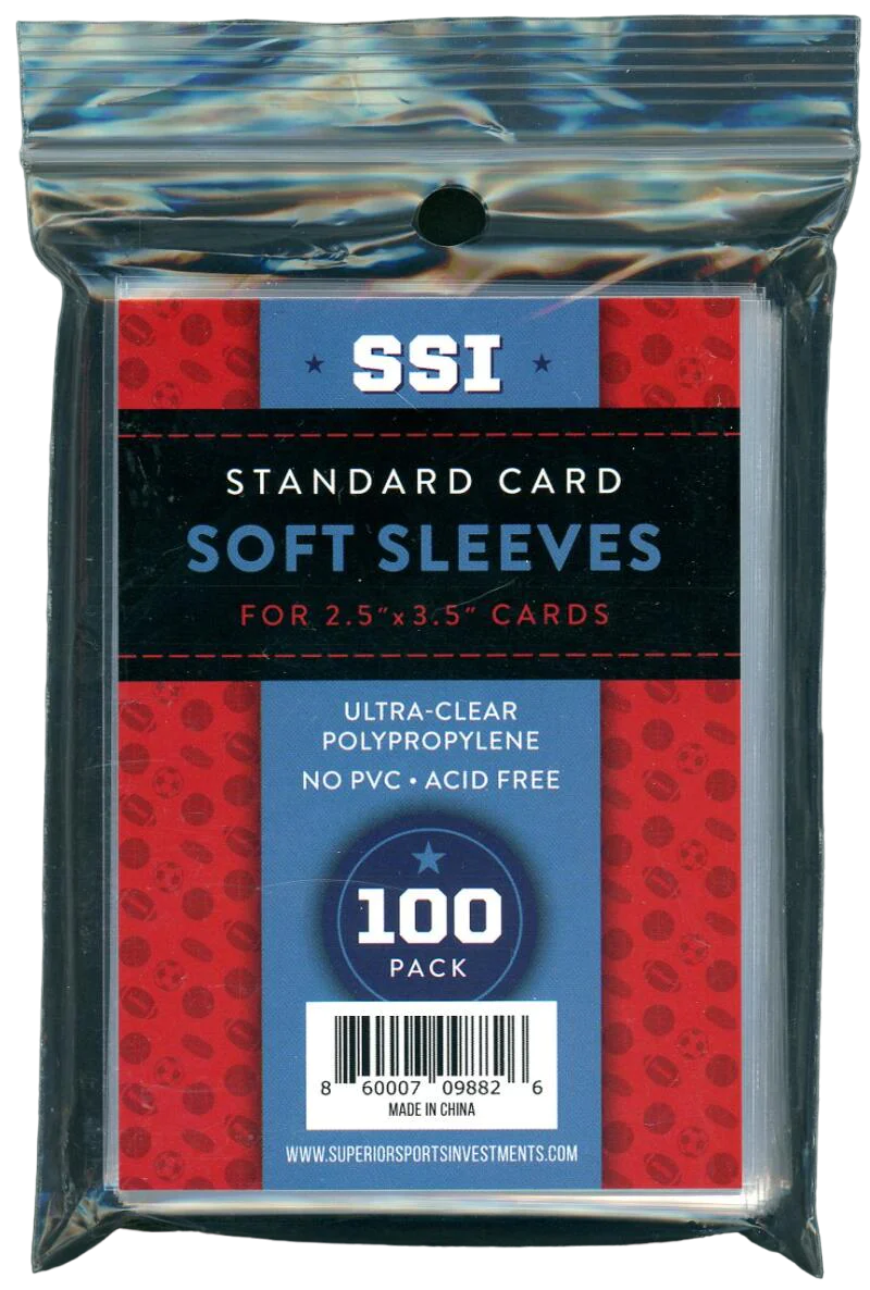 1x Pack Standard Trading Card Card - 100 CT Soft Sleeves